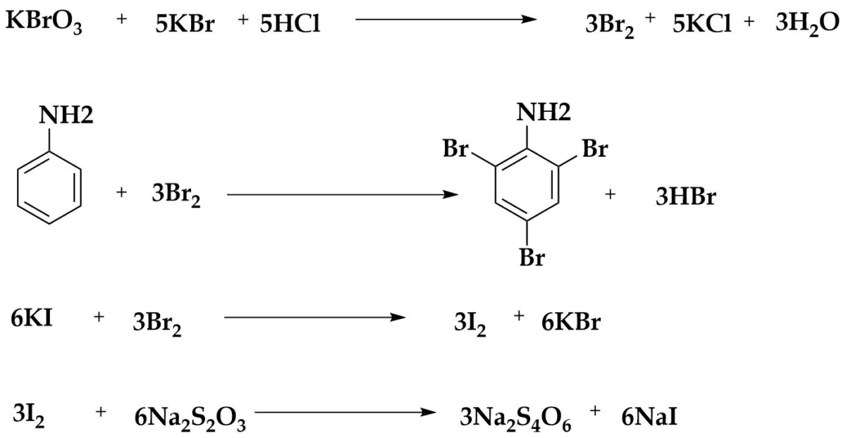 Estimation of Aniline — ChemPedia